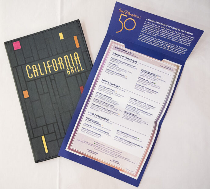 Review: California Grill 3-Course Dinner Menu - Disney Tourist Blog