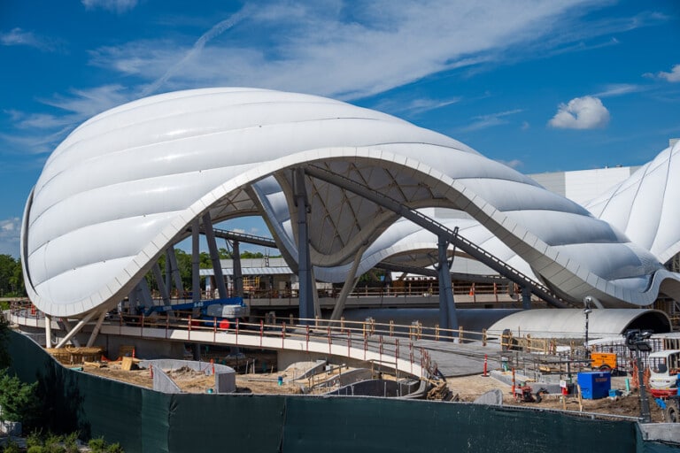 TRON Lightcycle Run at Disney World: Opening, Construction Photos ...
