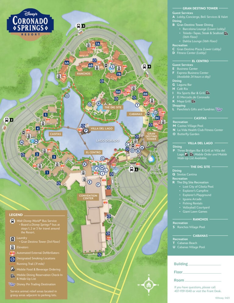 Best & Worst Room Locations at Disney's Coronado Springs Resort ...