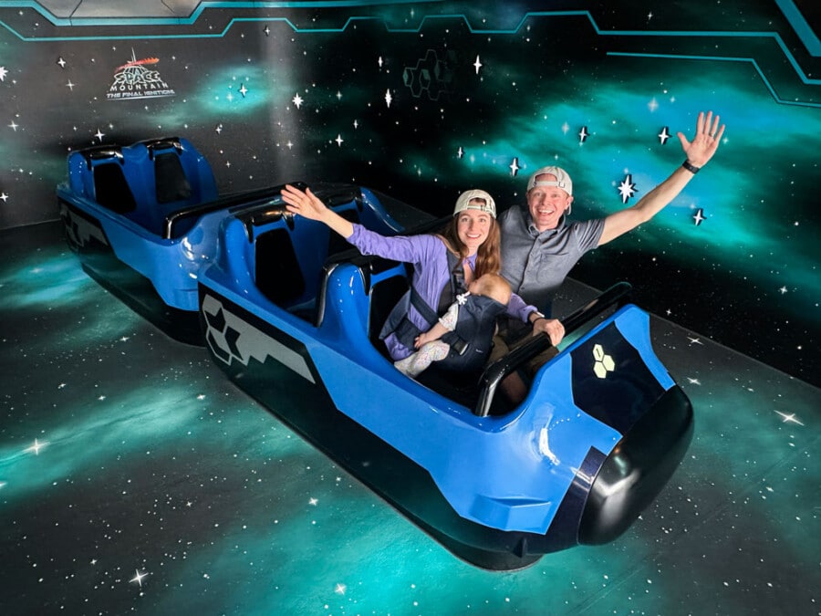 Futuristic Double-Vision: Second Space Mountain Takes Shape Above ...
