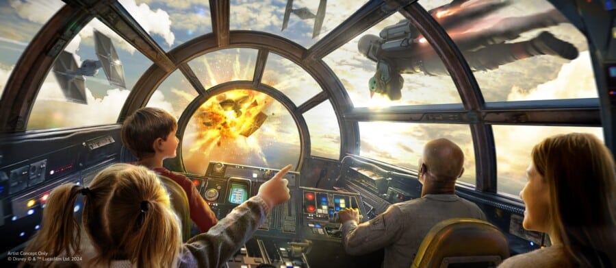 New Details for Millennium Falcon: Smugglers Run Baby Yoda ...