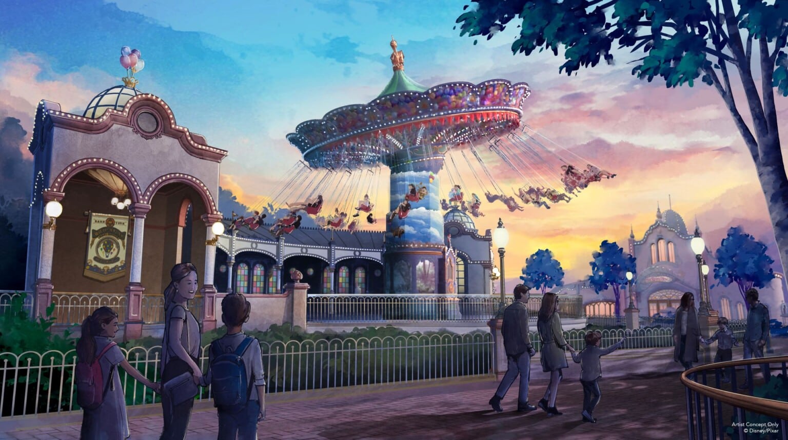 Big Reveal: Disney Adventure World Park, Frozen Land & New Drone Show ...