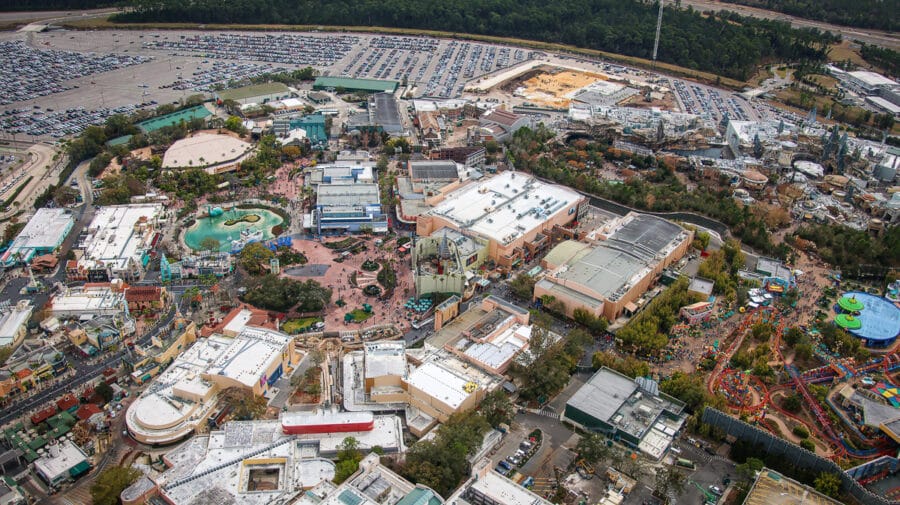 Monstropolis Land & Monsters, Inc. Doors Coaster Construction Progress ...