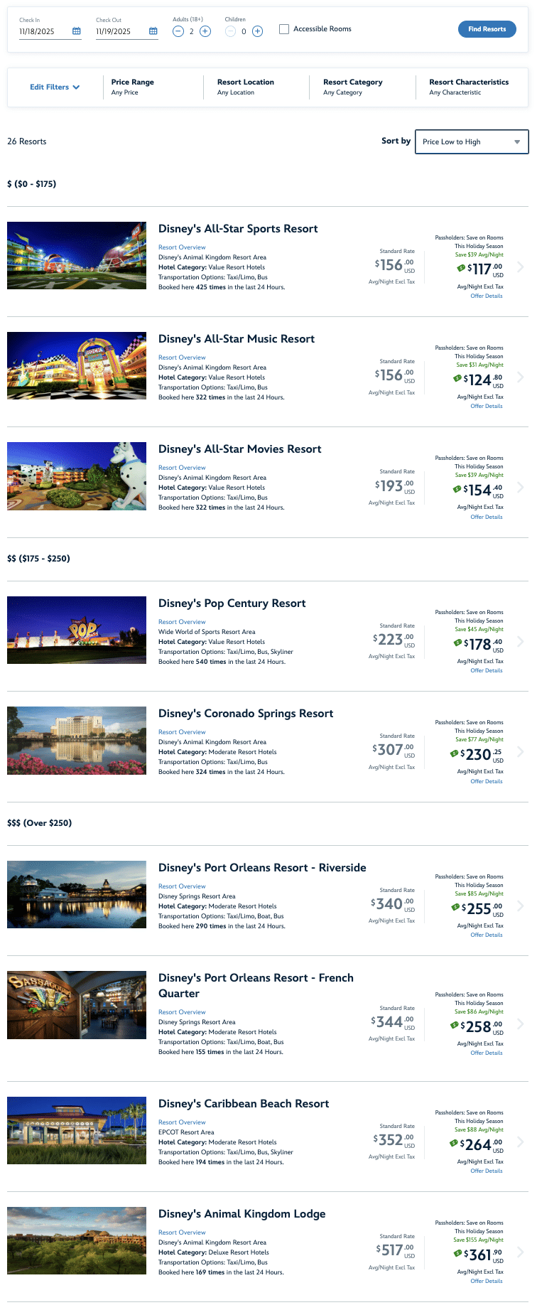 Up to 30% Off Disney World Annual Pass Resort Discounts for Fall ...