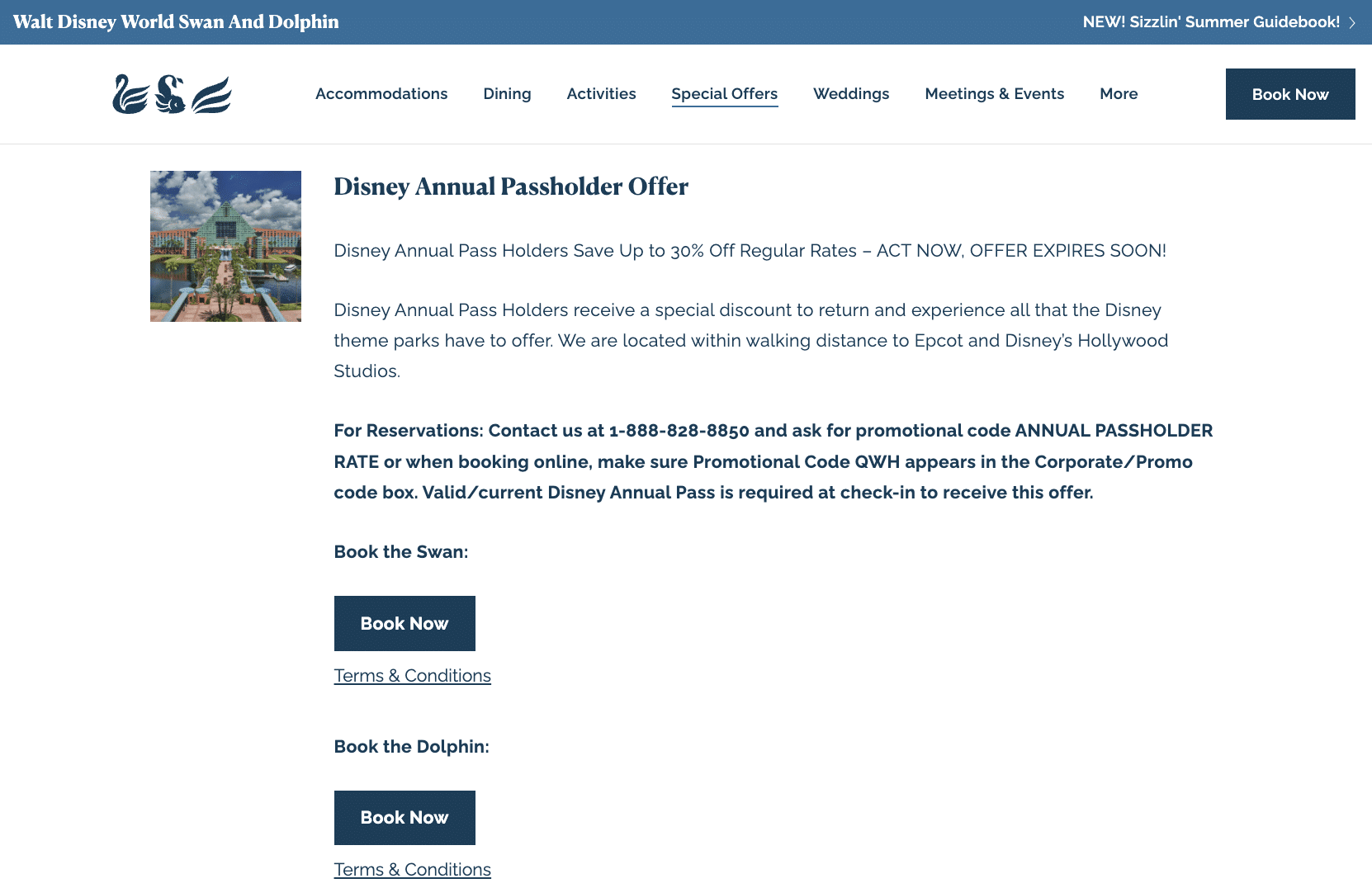 Deals at Disney World's Swan & Dolphin Resort in Late 2025 & 2026 ...