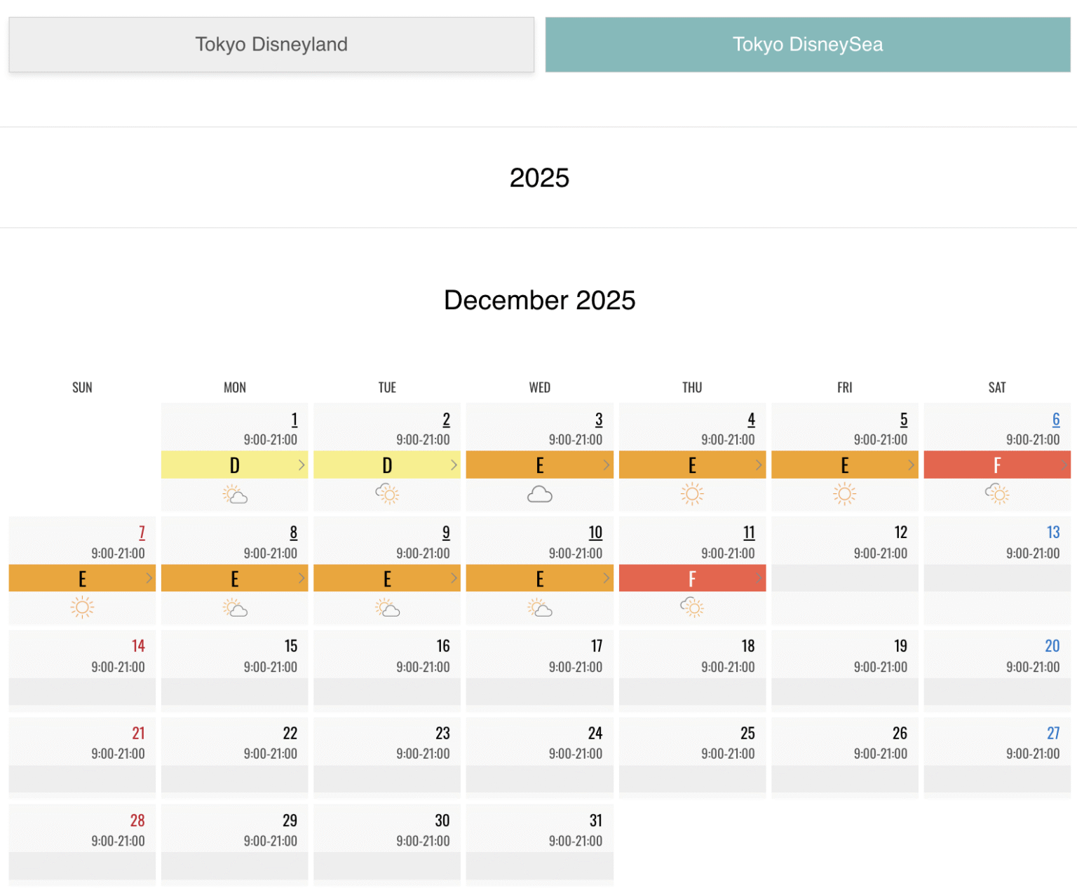 Our New Favorite Crowd Calendar for Disney's Busiest Parks - Disney ...